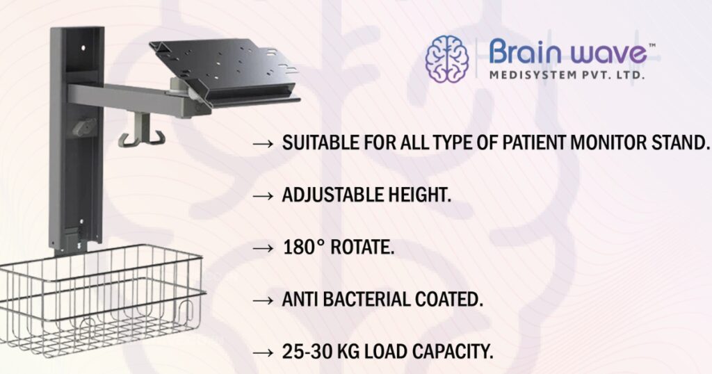 Multipara Patient Monitor Stand - Brain Wave Medisystem Pvt. Ltd