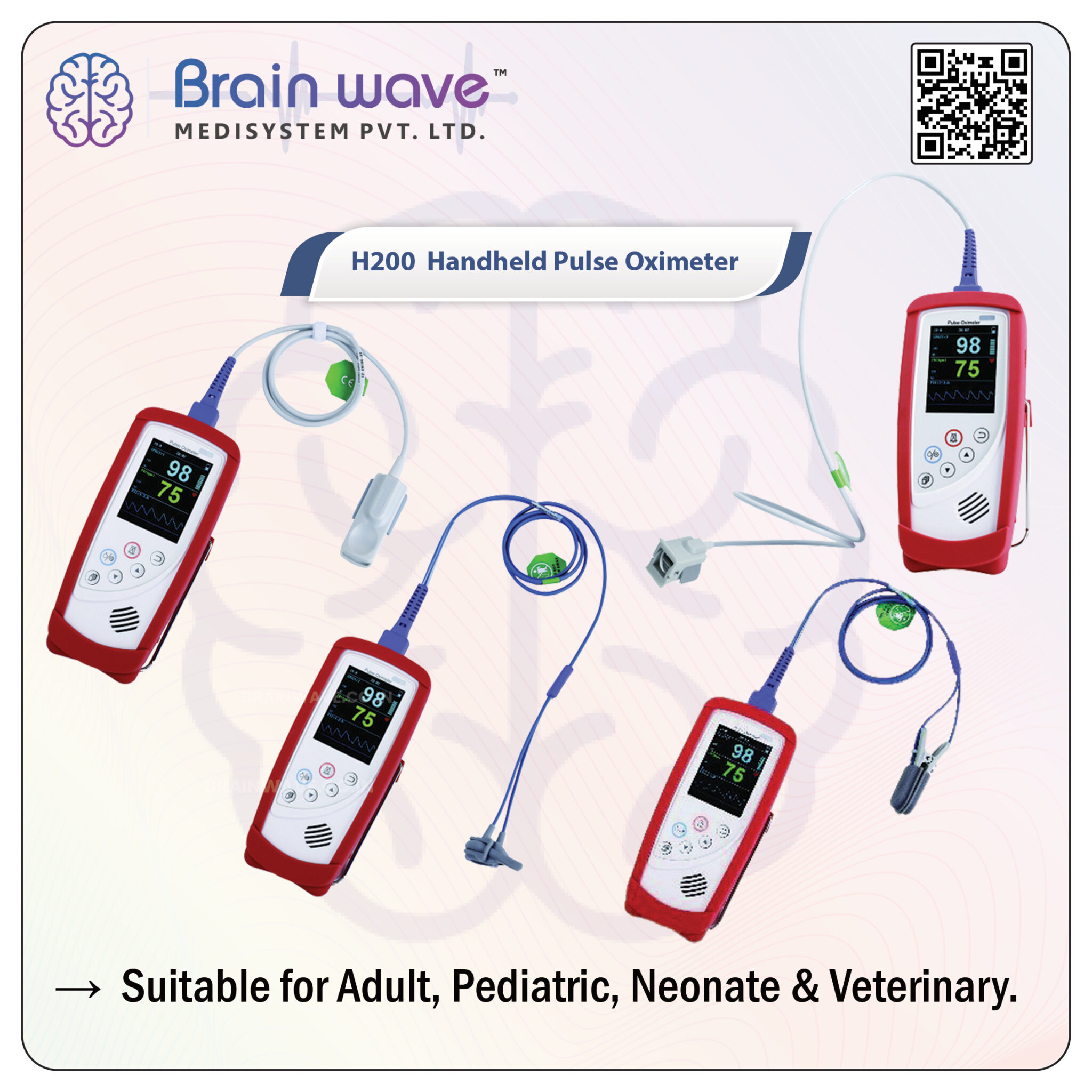 Hand Held Pulse Oximeter Archives - Brain Wave Medisystem Pvt. Ltd