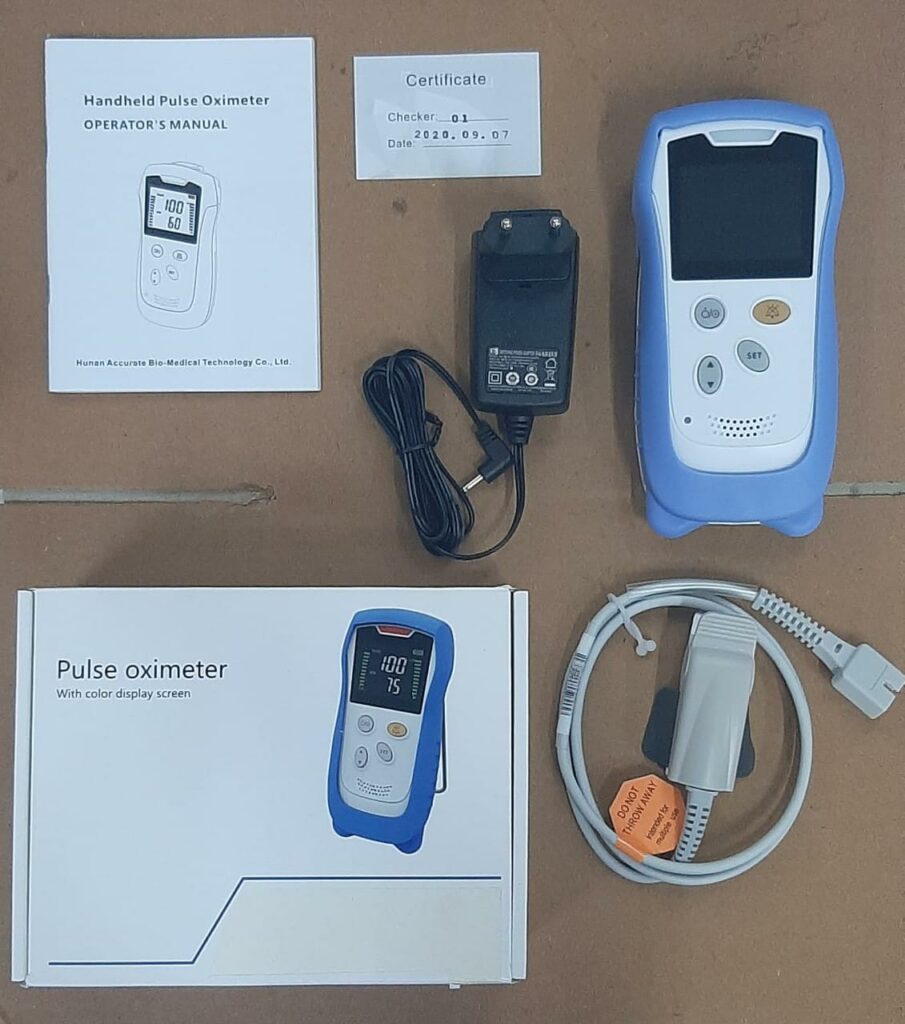 Hand Held Pulse Oximeter Archives - Brain Wave Medisystem Pvt. Ltd